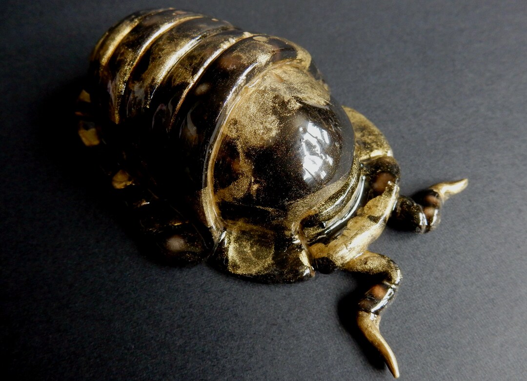 Isopod Figurine, Pill Bug Art, Isopod Art, Isopod Sculpture, Roly Poly ...