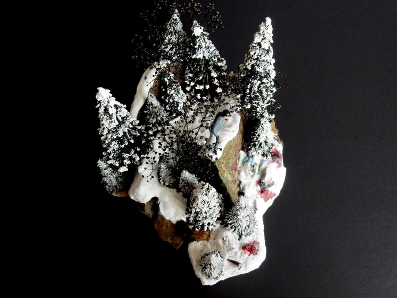 Serial Killer Diorama True Crime Snow Trees Snowy Forest - Etsy