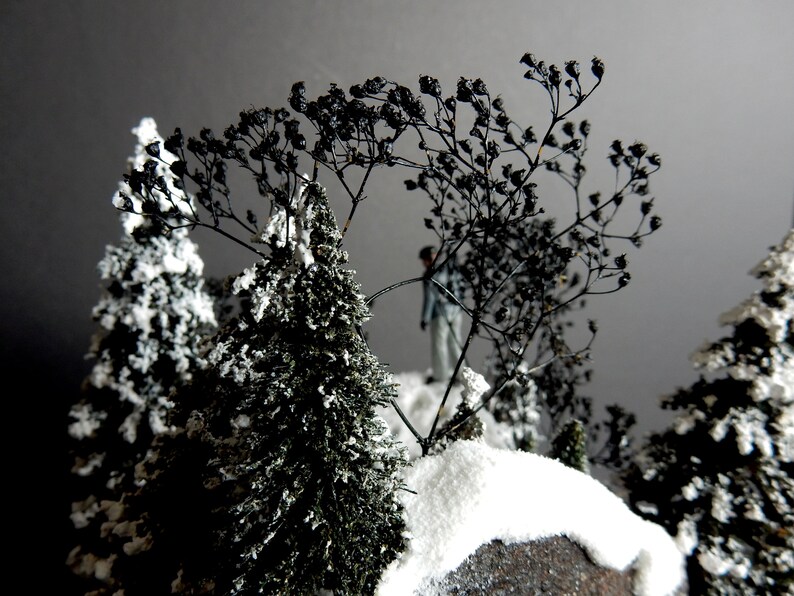 Serial Killer Diorama True Crime Snow Trees Snowy Forest - Etsy