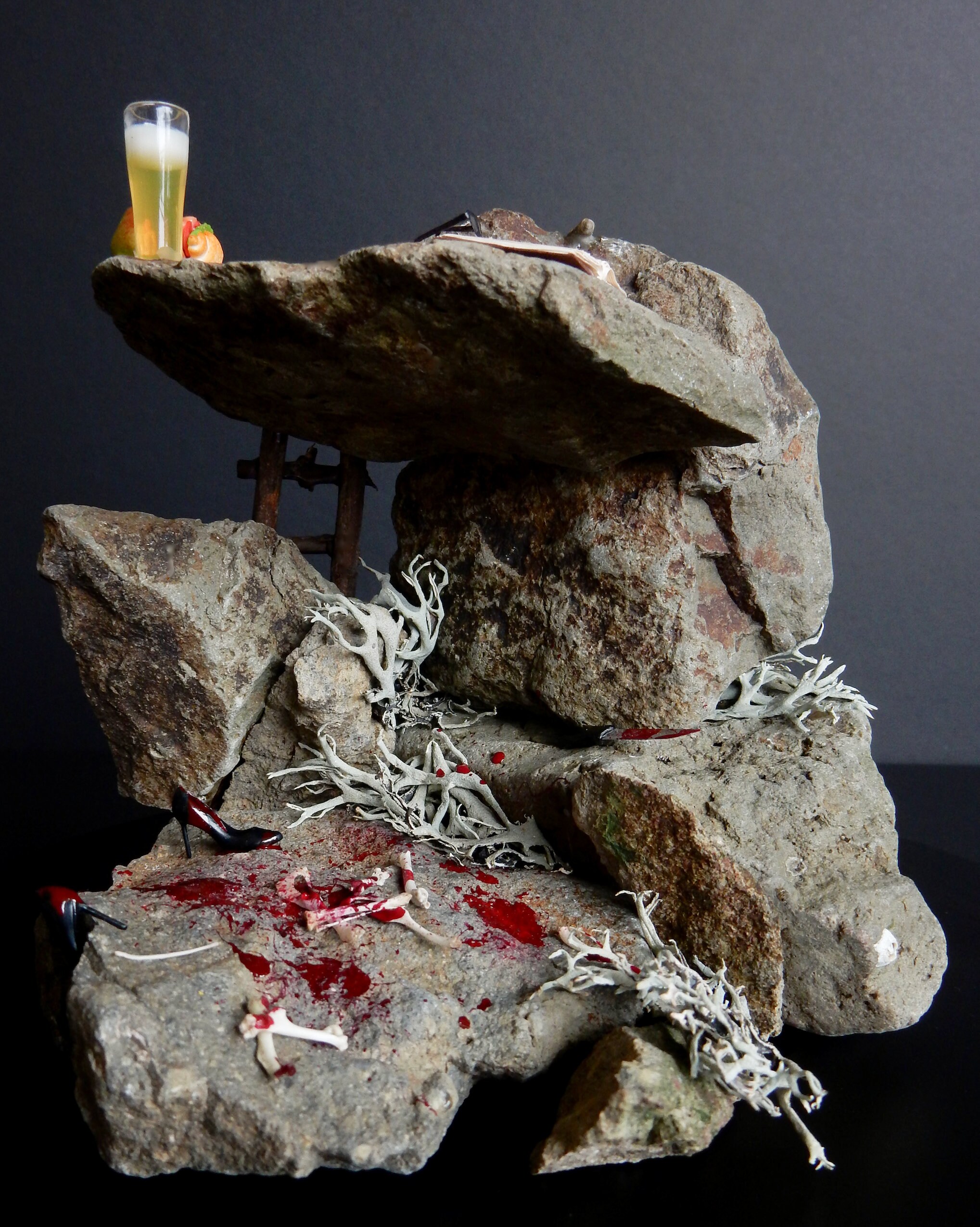 Miniature True Crime, Crime Scene Diorama, Murder Terrarium, Beach ...