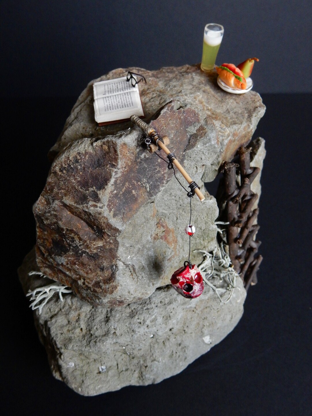 Miniature True Crime, Crime Scene Diorama, Murder Terrarium, Beach ...