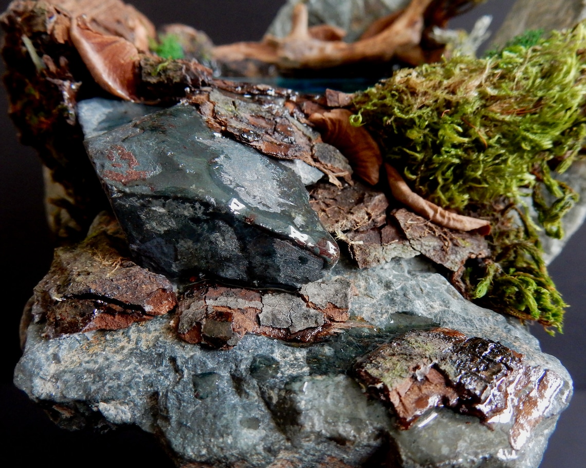Hot Springs Diorama, Lagoon Diorama, Forest Lake Diorama, Tropical Lake ...