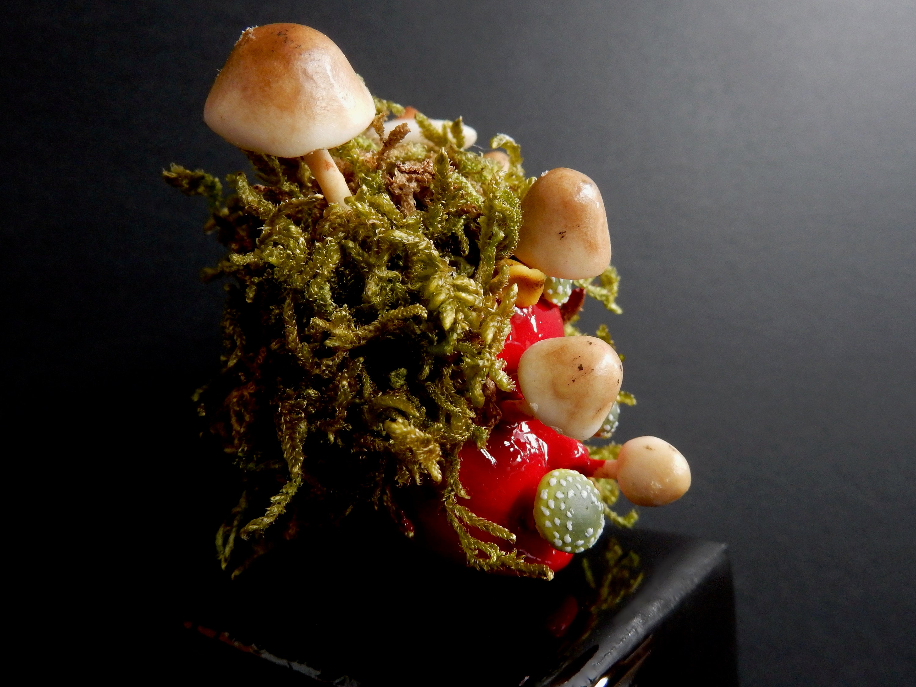 Mushroom Barbie, Creepy Barbie, Barbie Head Sculpture, Creepy Doll Head ...