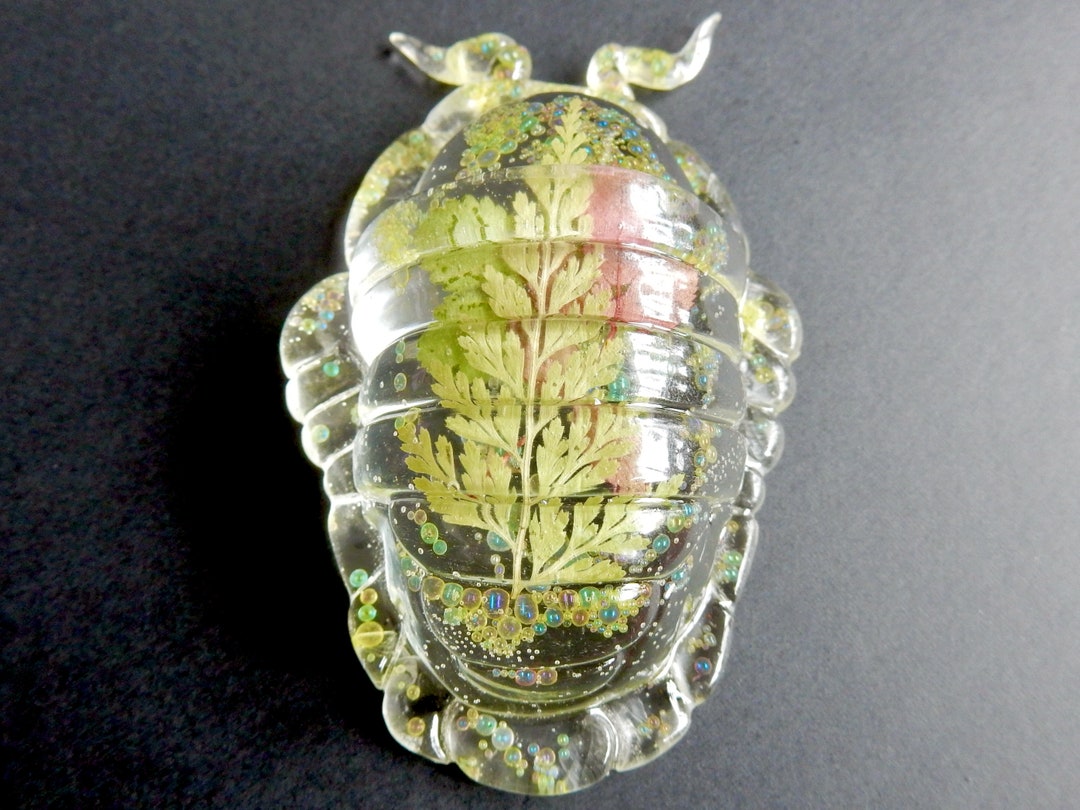 Isopod Statue Figurine, Pill Bug Art, Isopod Art, Fern Isopod Sculpture ...