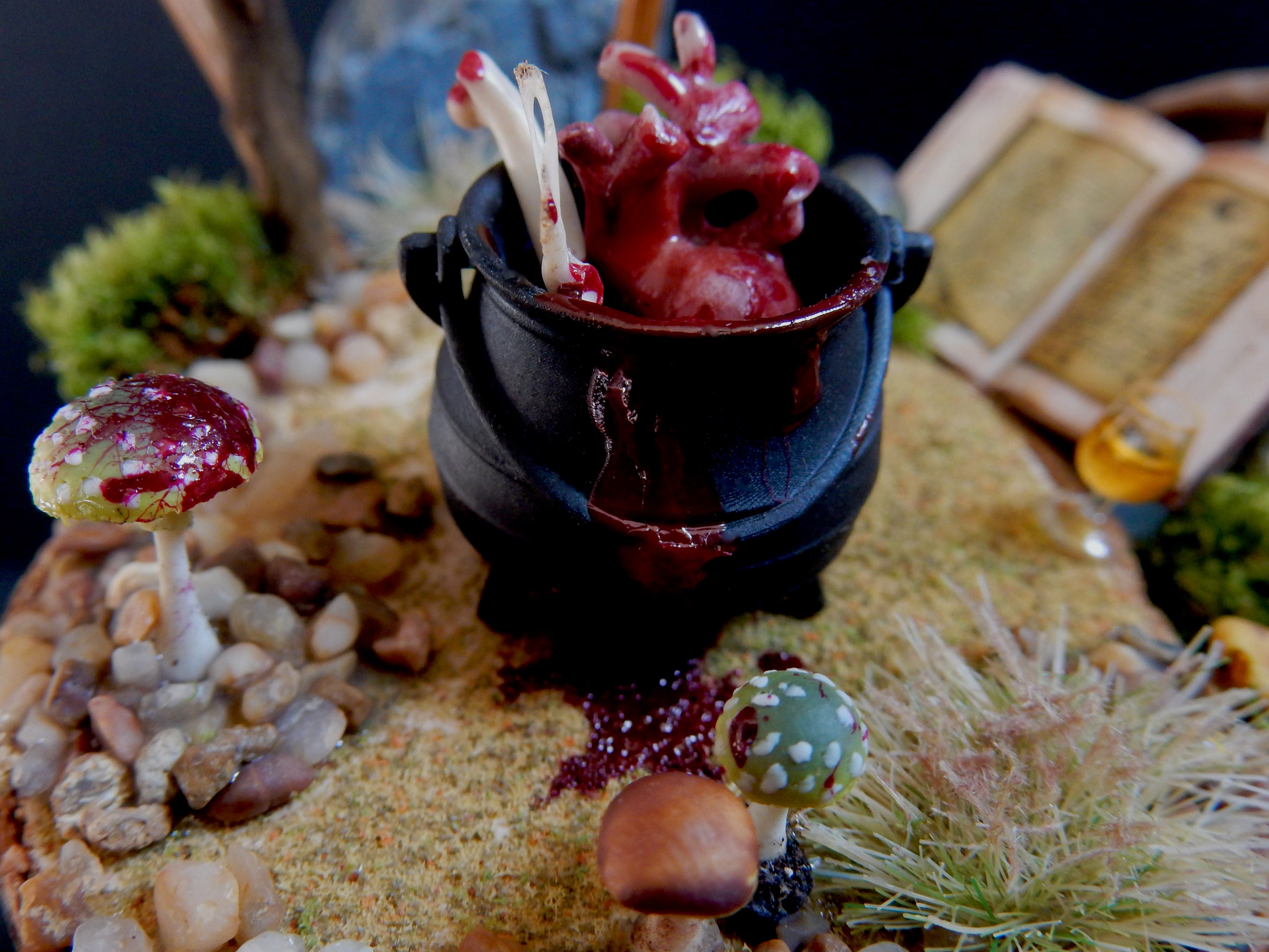 Witch Diorama Witch Terrarium Crime Scene Diorama Baba Yaga - Etsy