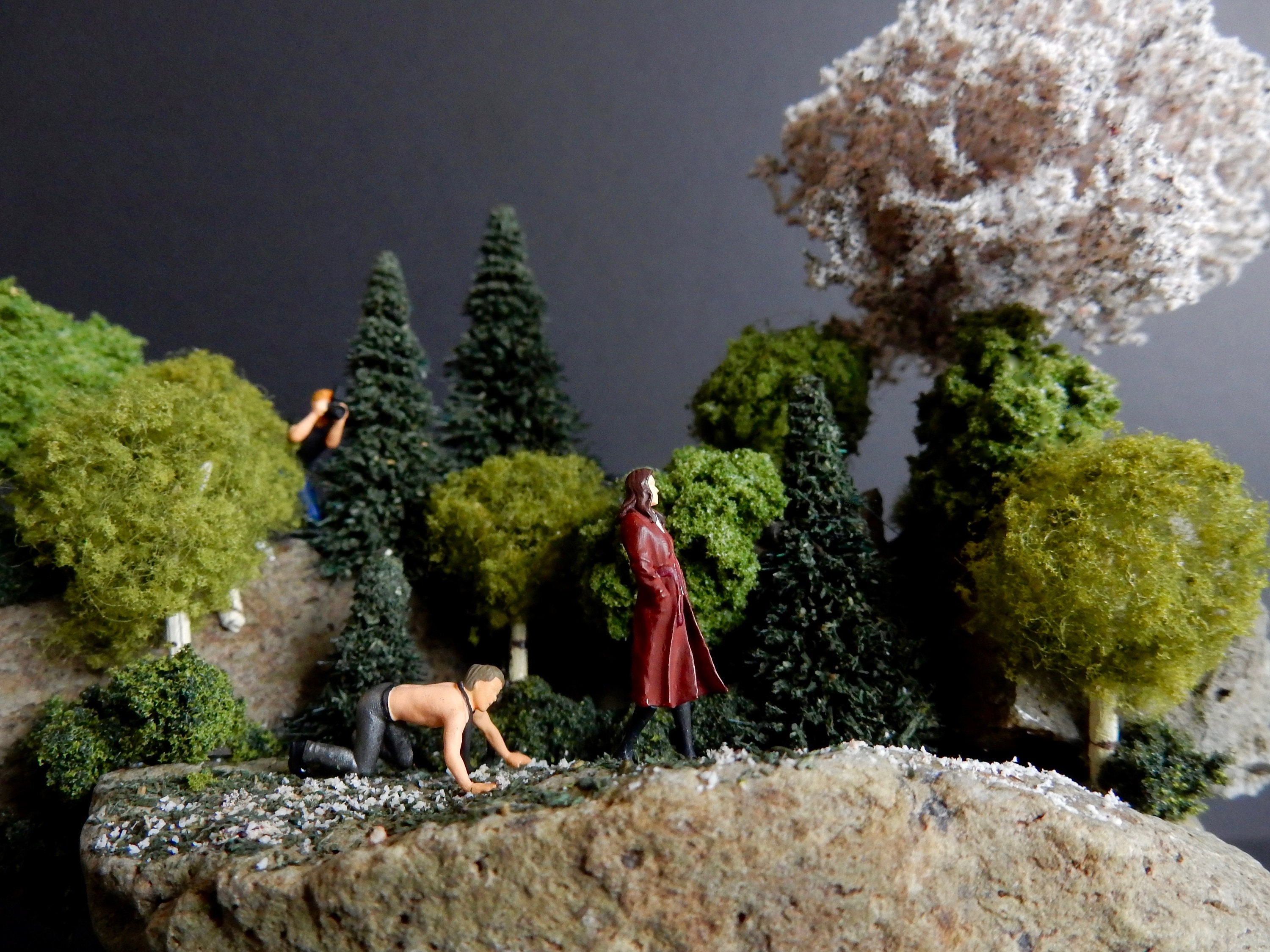 Bdsm Diorama Dark Forest Diorama Kinky Dominatrix Femdom Dark
