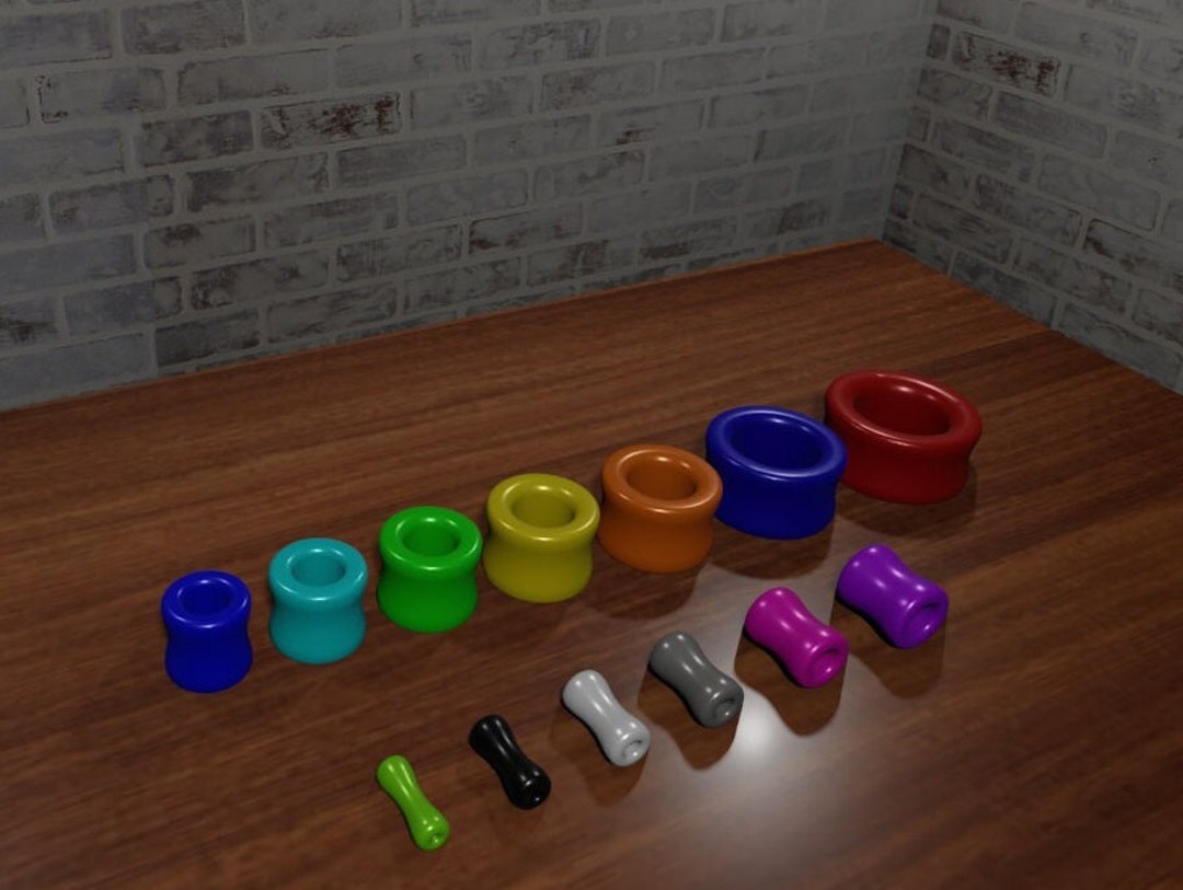 Enchanted DIY Ear Lobe Plugs Magical 3D Printable STL Files - Etsy