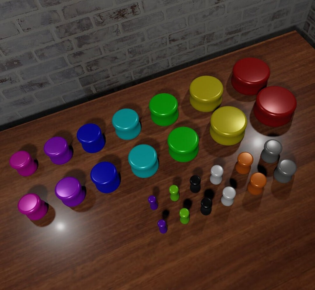 3D Printable Solid Ear Lobe Plugs STL - Etsy