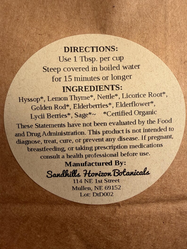 Drop the Drip Herbal Tea - Etsy