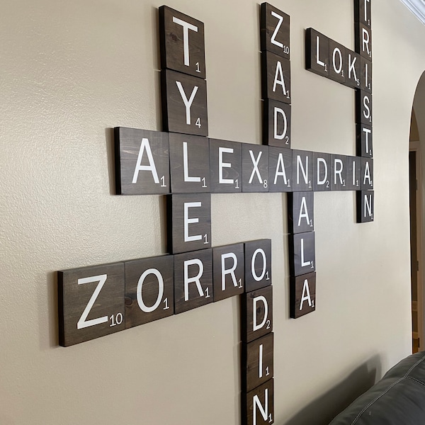 Large Scrabble Tiles - Etsy
