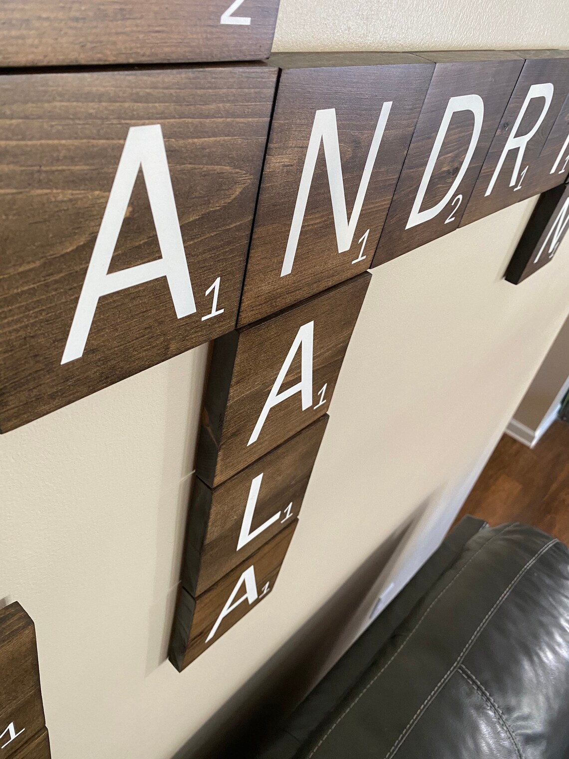 Large Scrabble Tiles Scrabble Letters Scrabble Tiles Wall - Etsy