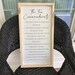The Ten Commandments Sign, Religious Wall Decor, Framed Wood Sign ...