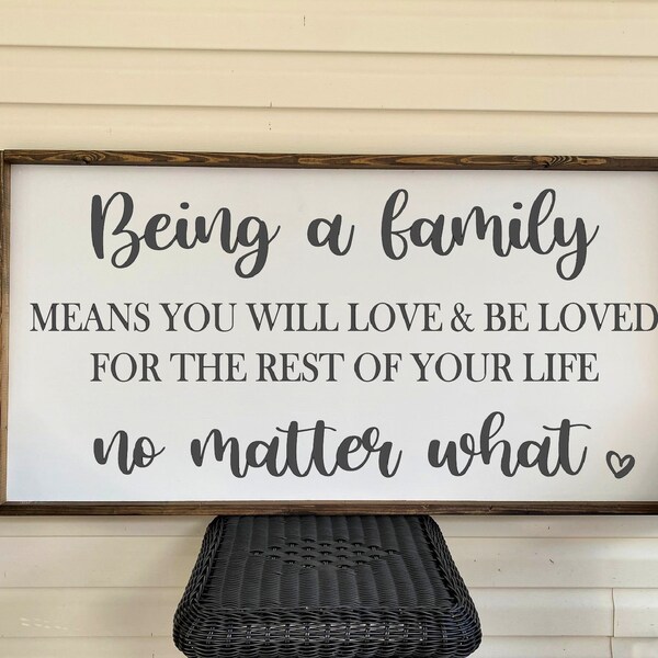 Family Love Sign - Etsy