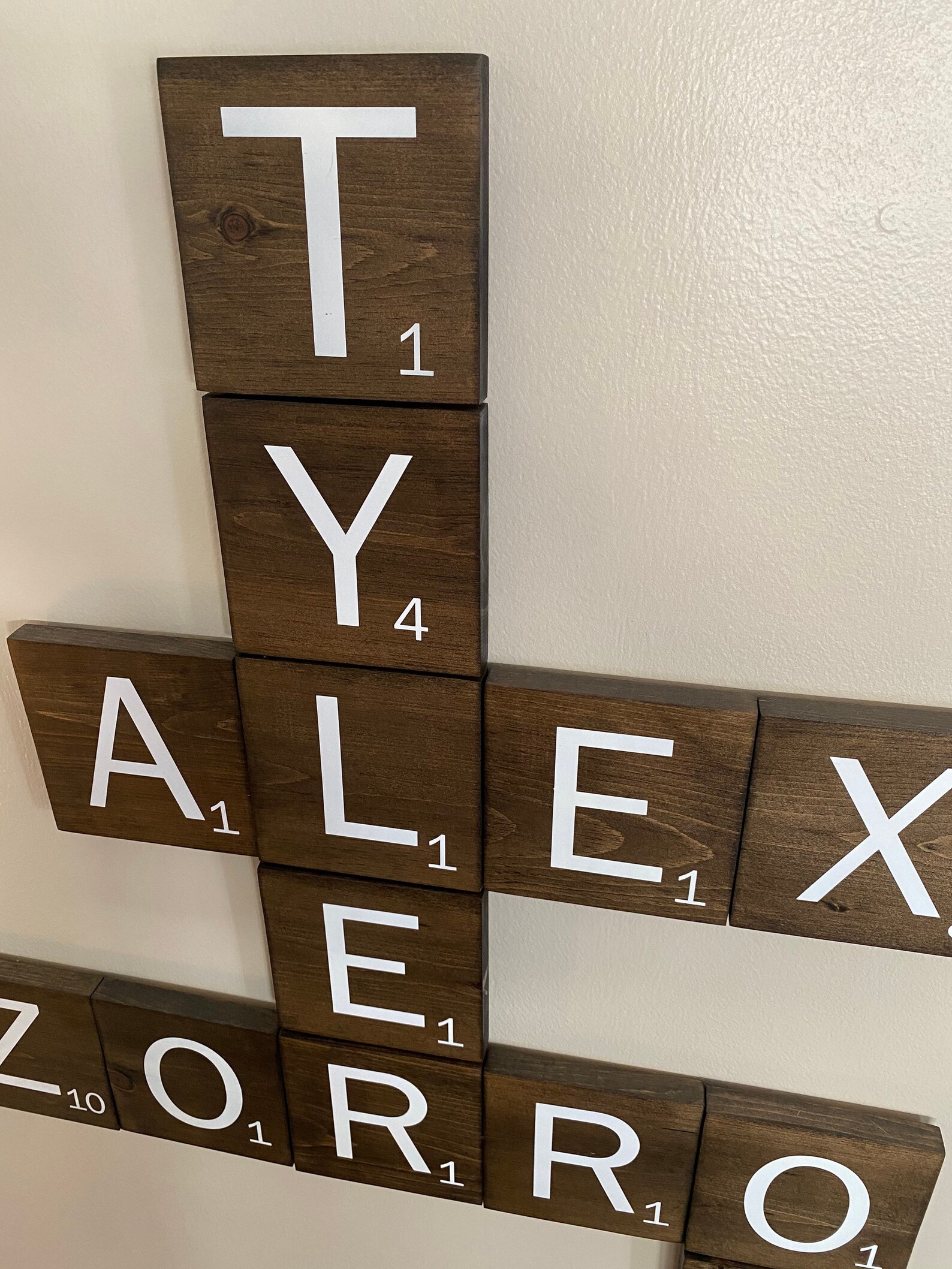 Large Scrabble Tiles Scrabble Letters Scrabble Tiles Wall - Etsy