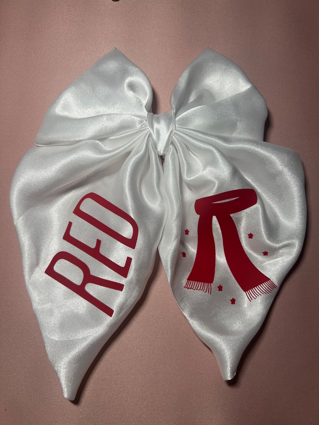 Taylor Swift Eras Tour Red Theme Hair Bow With or Without Rhinestones ...