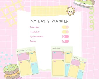 Kids My Daily Planner - Etsy