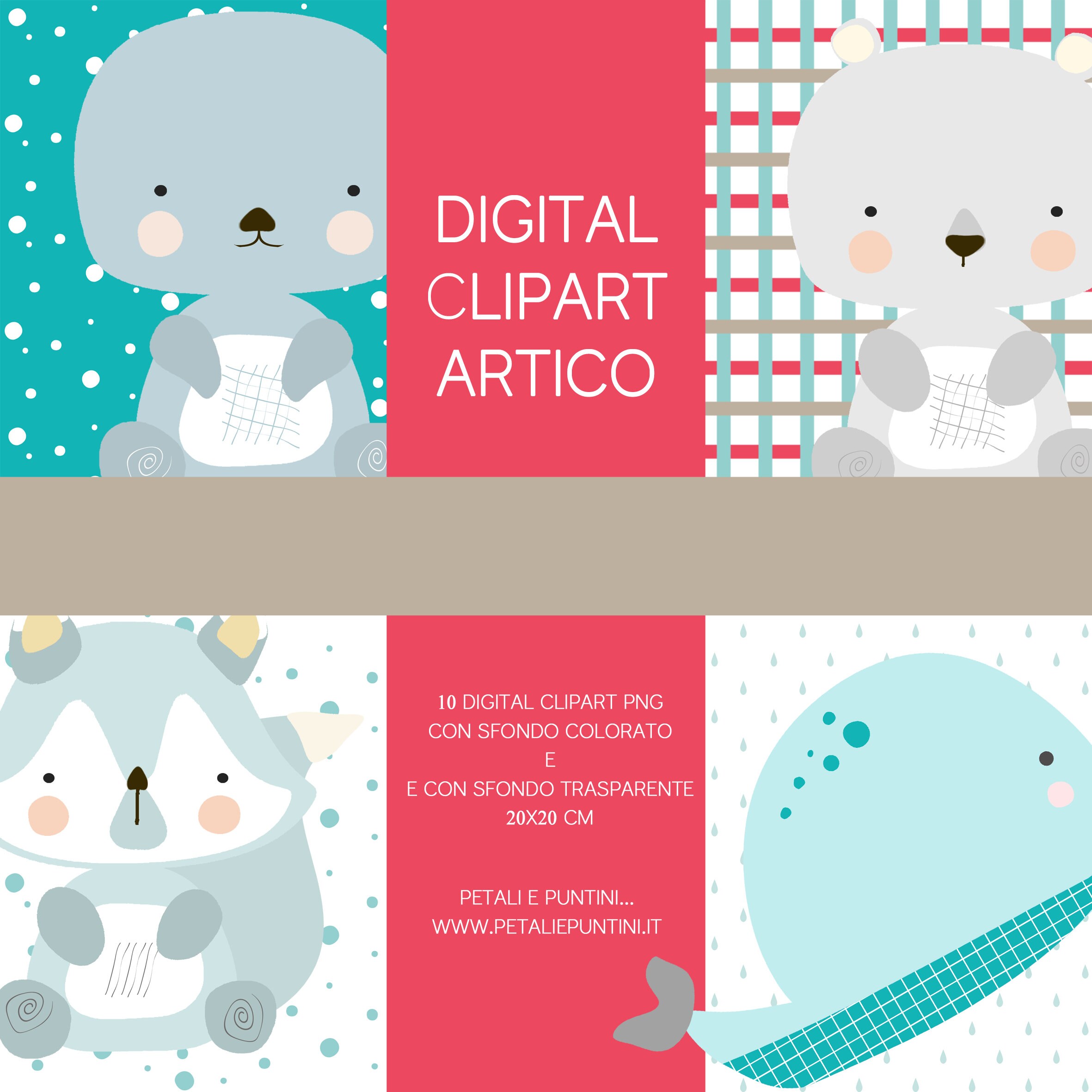 DIGITAL CLIPART: Arctic - Etsy