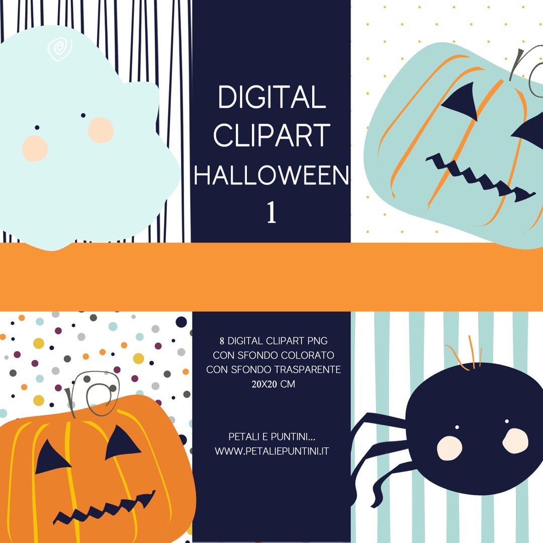 DIGITAL CLIPART: Halloween 1 - Etsy