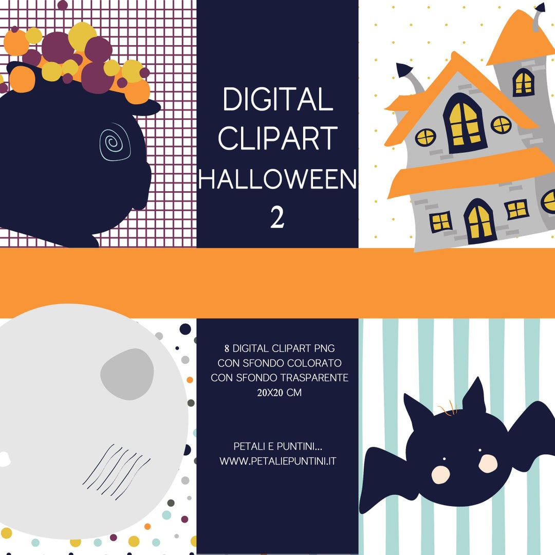 DIGITAL CLIPART: Halloween 2 - Etsy