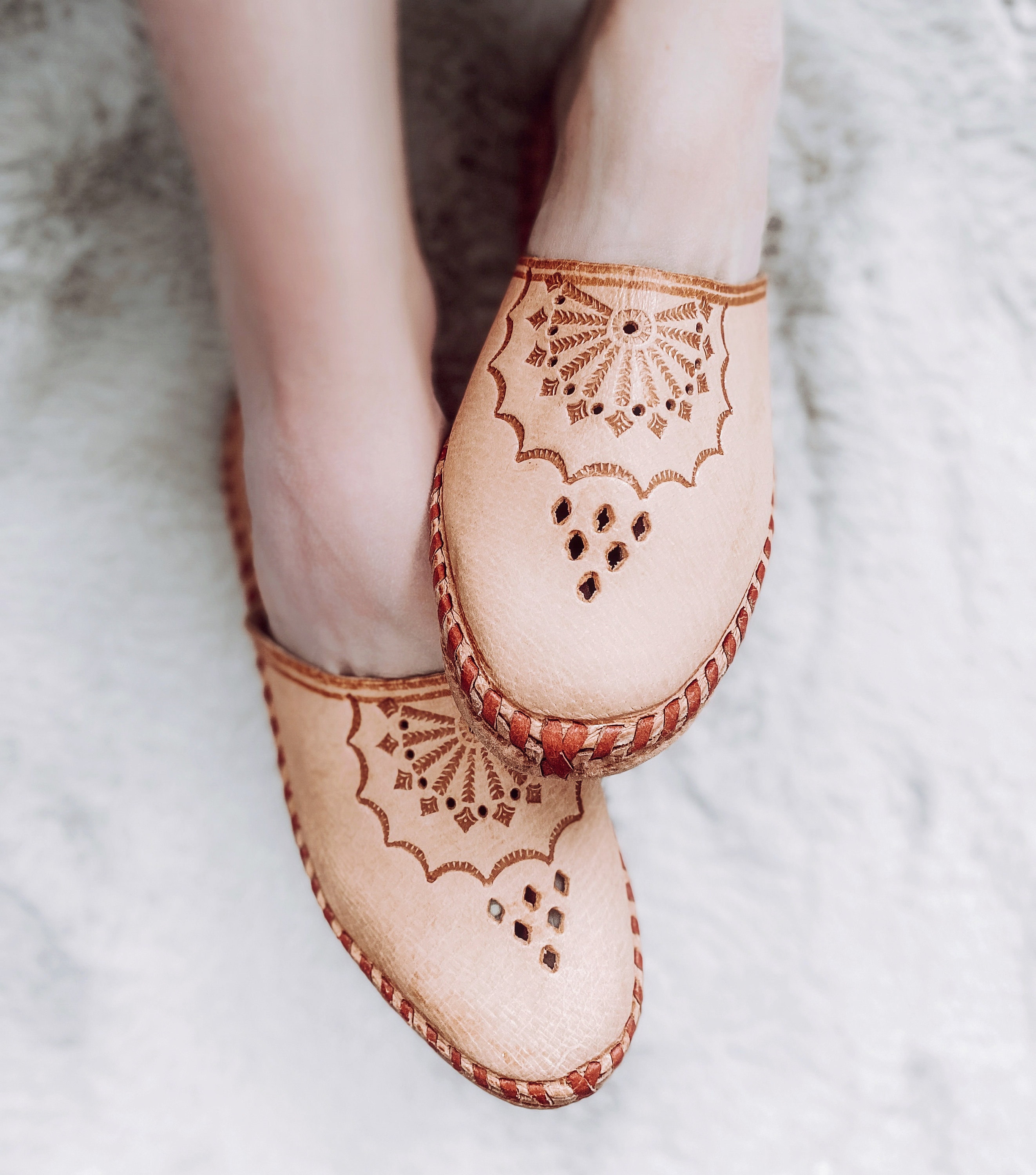 Wanderlust Closed Toe Slippers - Etsy UK