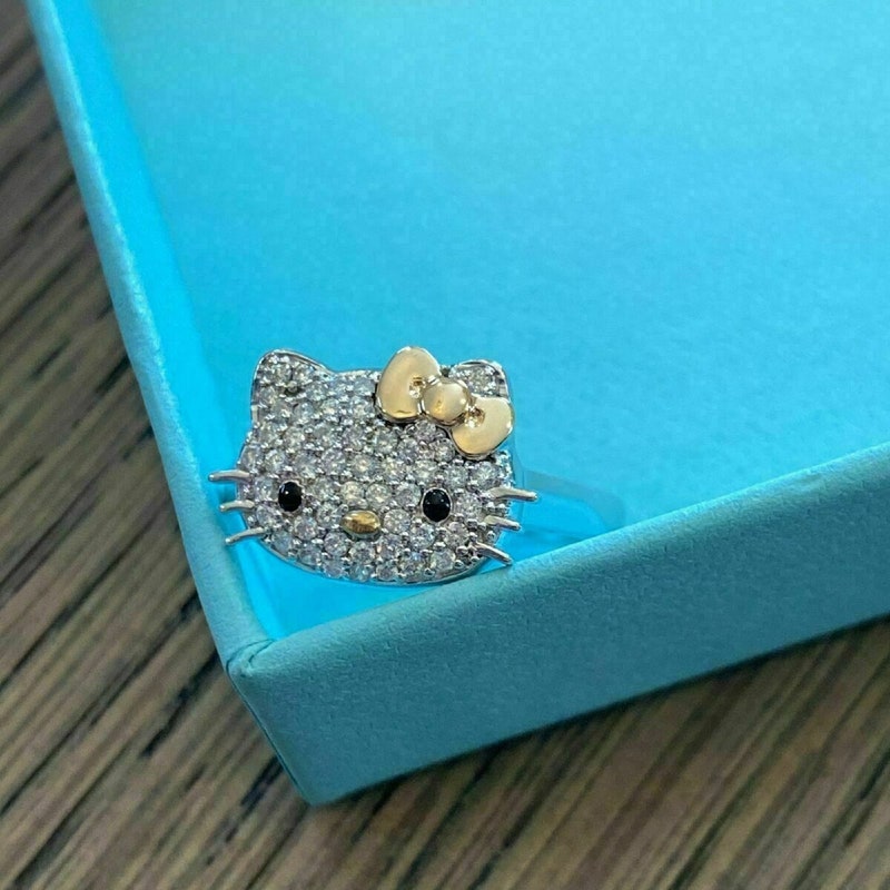Hello Kittys Ring - Etsy