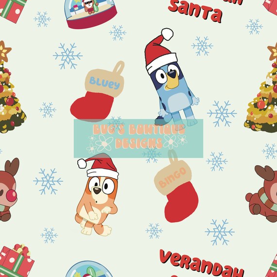 Verandah Santa Seamless File - Etsy