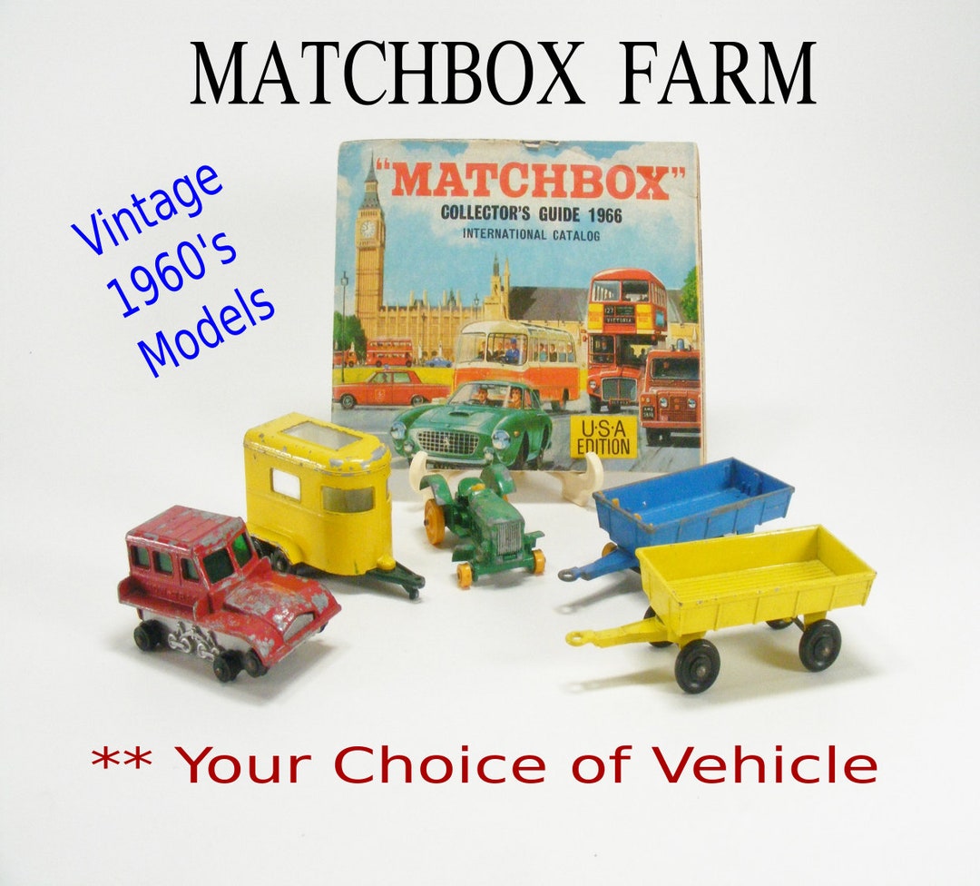Lesney Matchbox 1960's Farm Trailers Tractor or Snow Trac Your Choice ...