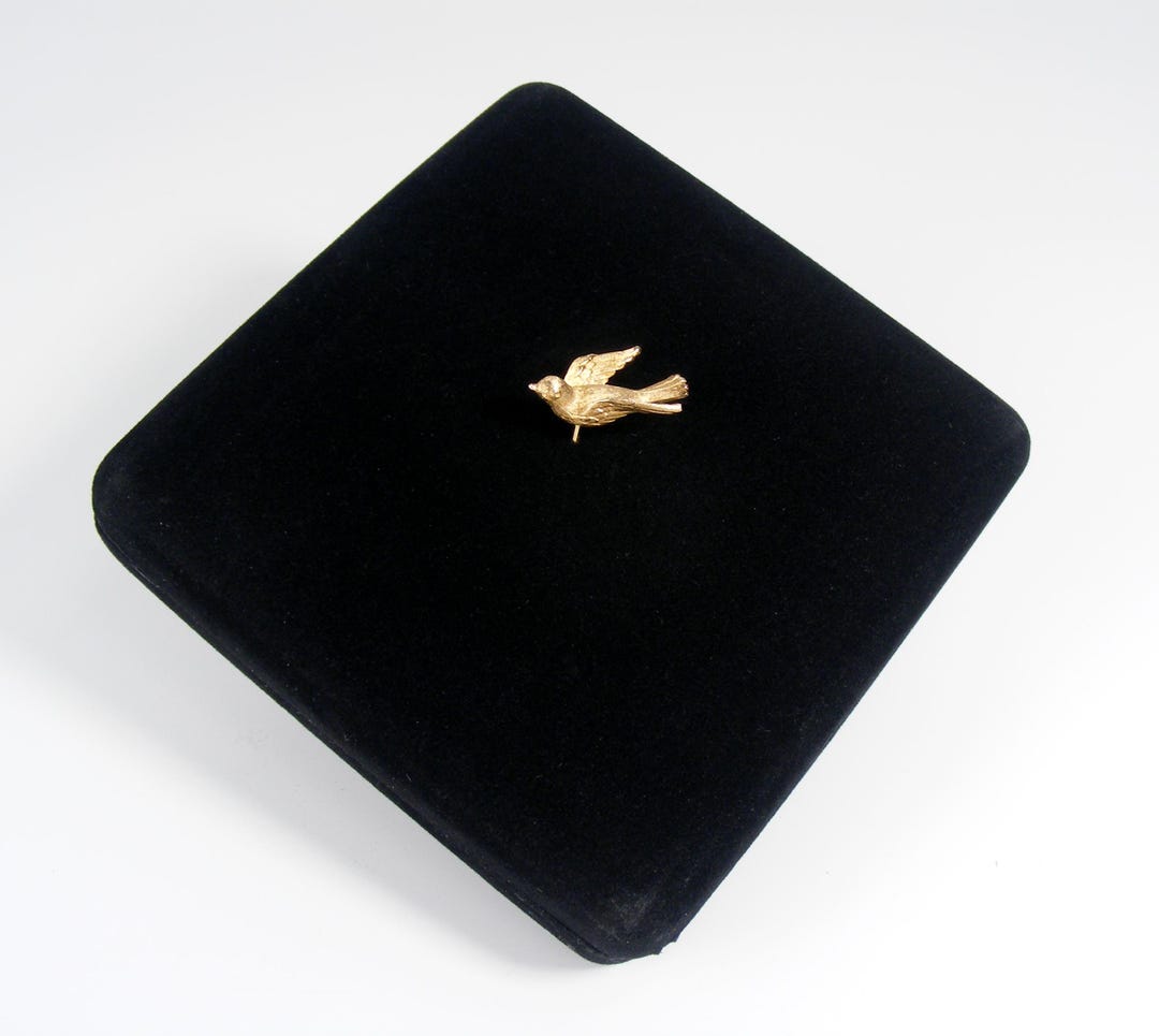 Avon 1976 Gilded Bird Tack Lapel Pin Goldtone - Etsy