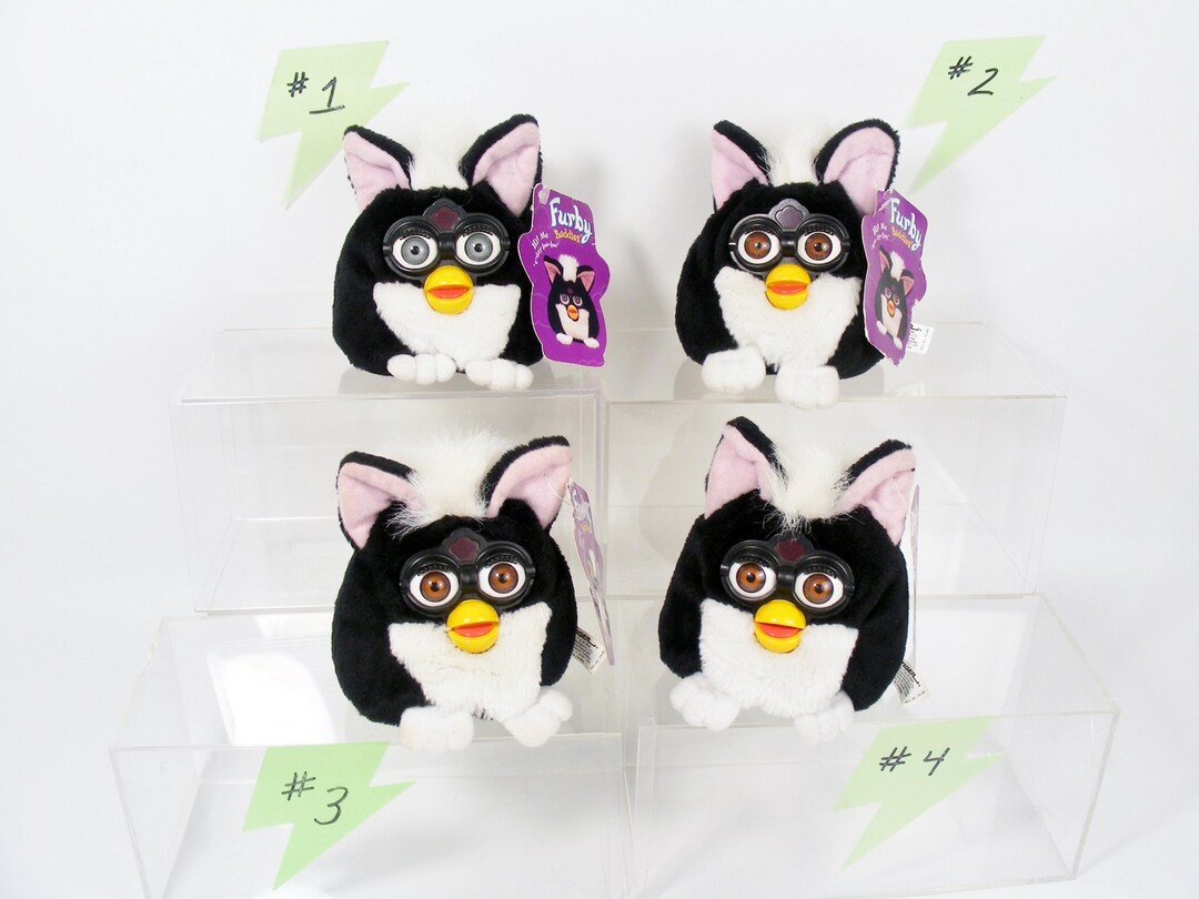Original Furby Skunk Bean Bag Plush Your Choice 1999 Tiger Electronics ...