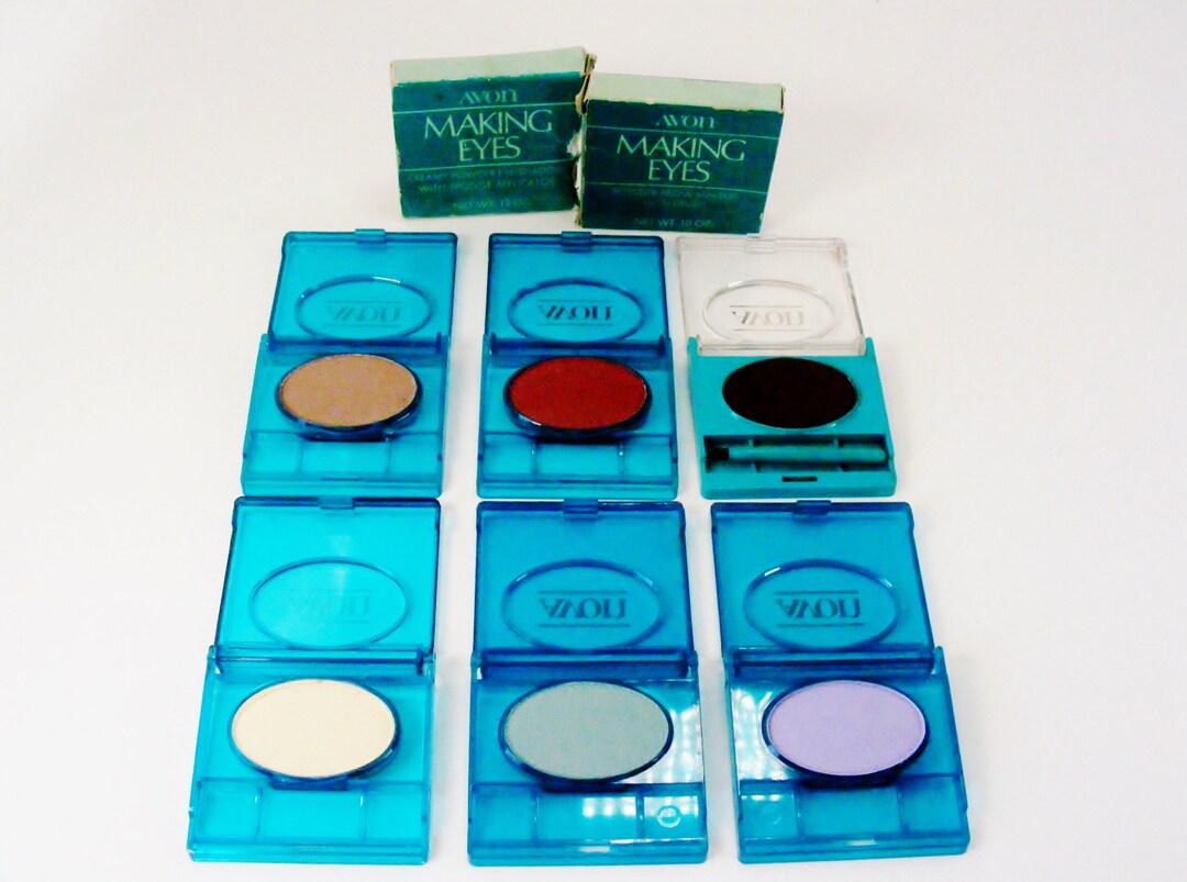 Avon 1980's Making Eyes Creamy Powder Eye Shadow, .12 Oz Your Choice of ...