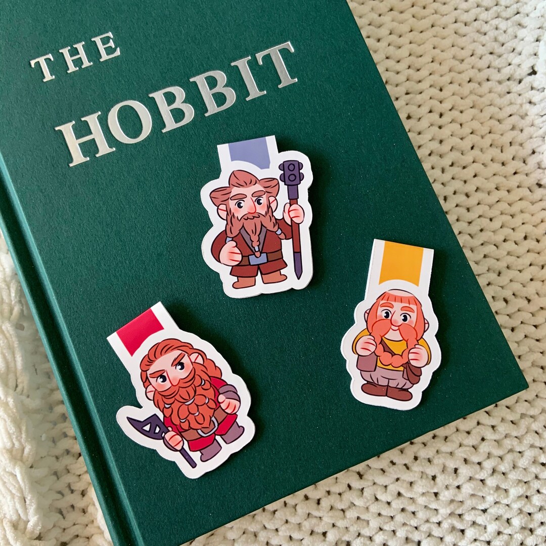 The Adventure Set 3 Magnetic Bookmark Set the Hobbit Line - Etsy
