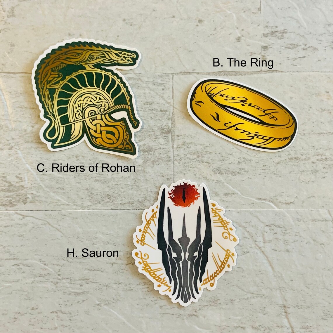Hobbit Stickers SERIES 1 - Etsy