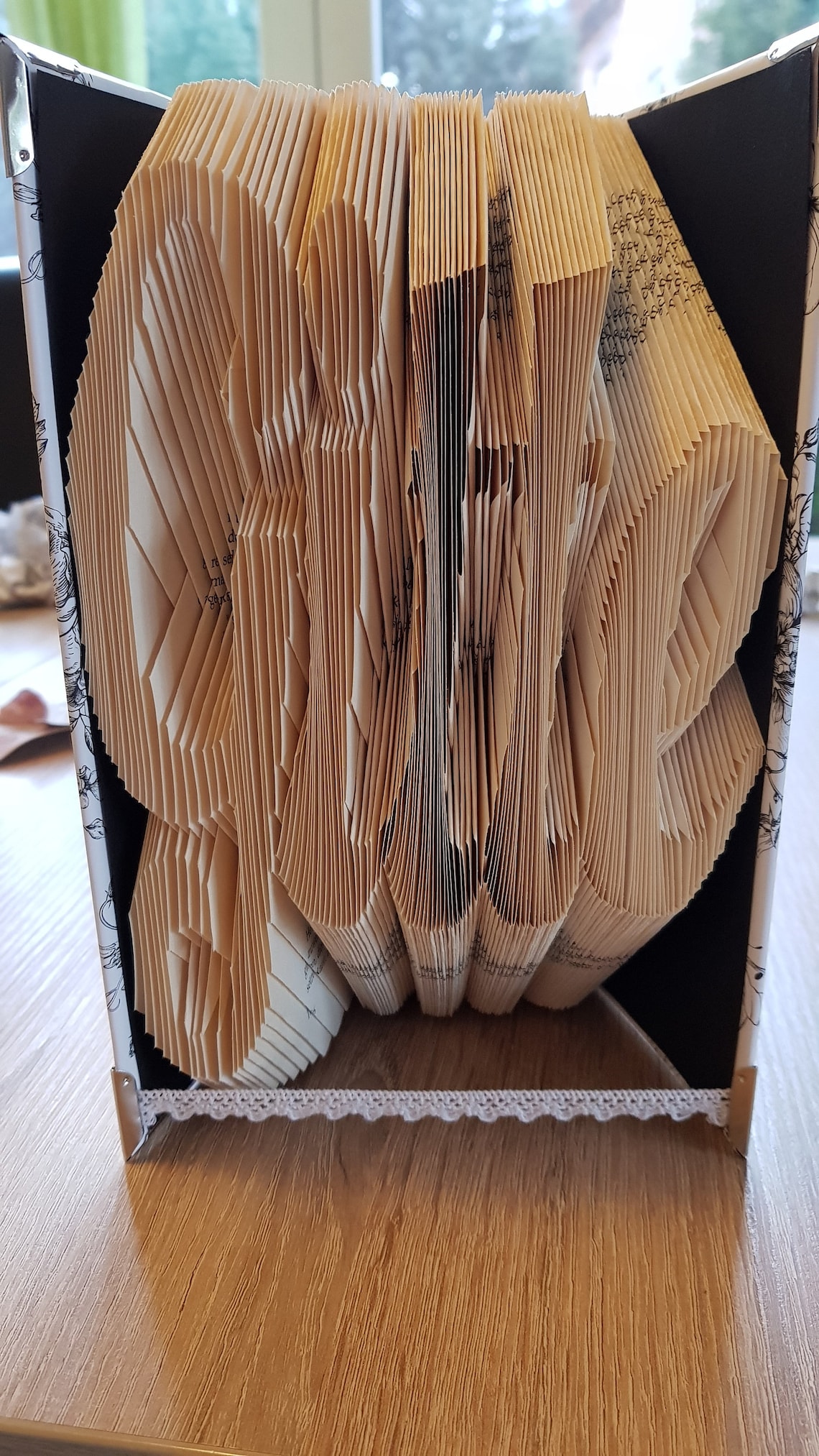 Handmade personalised folded/cut Book | Etsy