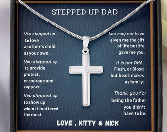 Dad Cross Necklace | Etsy