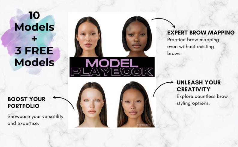 Eyebrow Practice Sheets | Brow Mapping | Browless Faces | Ombre Brows ...