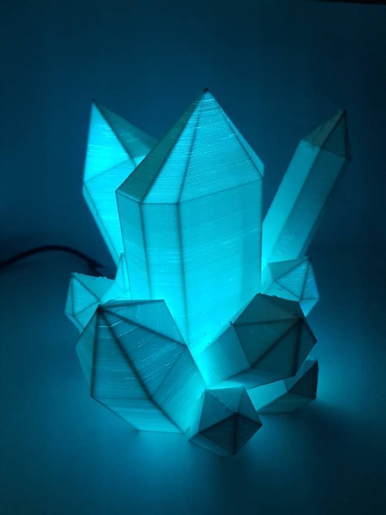 Cute Mood light Crystal led nightlight lamp rgb Mood Light | Etsy