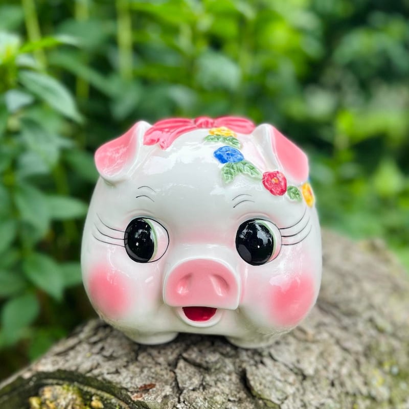 Ceramic Piggy Bank - Etsy