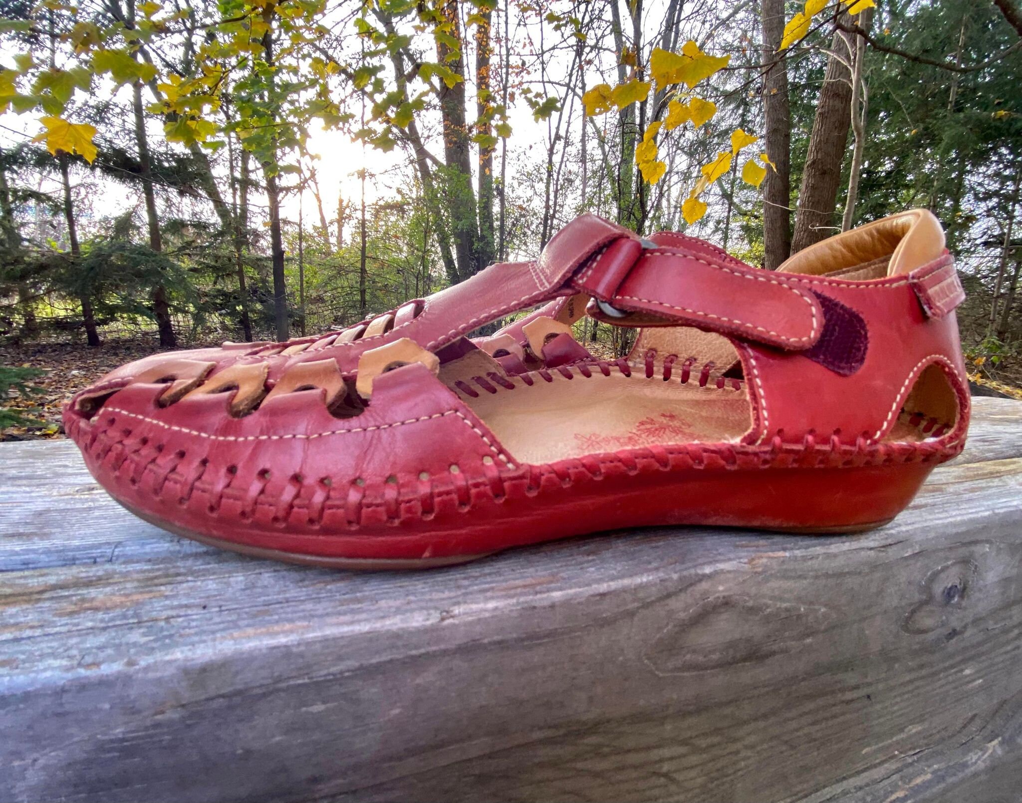 Women's PIKOLINOS Leather Sandals Size 38 - Etsy