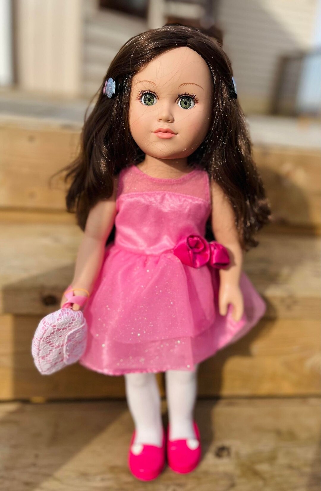2013 My Life Cititoy 18 Inch Doll With Green Eyes Etsy