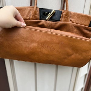 MINELLI Leather Shoulder Bag Purse Made in Italy - Etsy