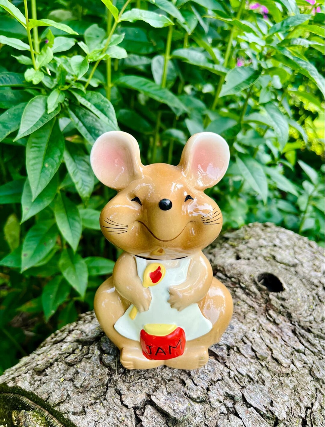 Vintage Ceramic Mouse Jam Jar Container Made in Korea - Etsy