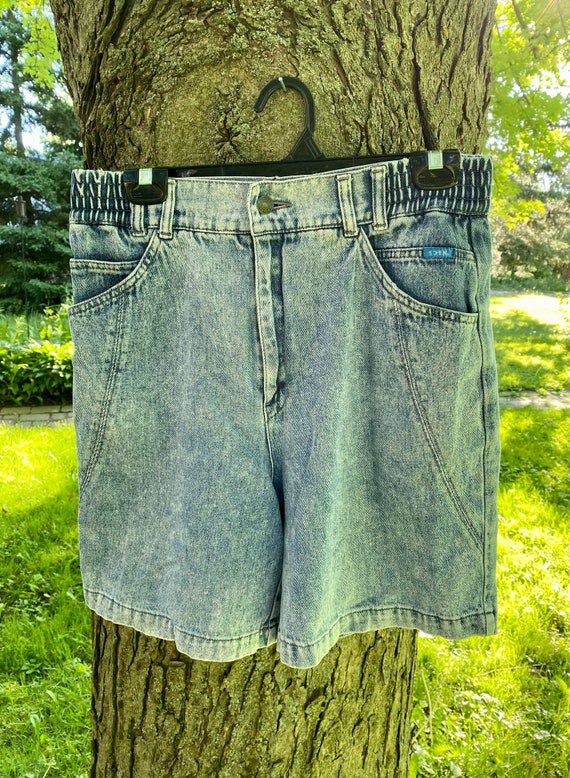 Vintage Women's Denim Shorts, Retro High Waisted Jean… - Gem
