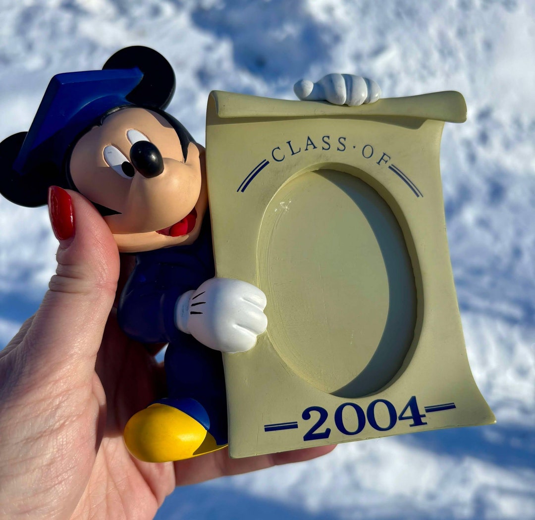 Vintage Disney Mickey Mouse Class of 2004 Graduation Photo Frame - Etsy