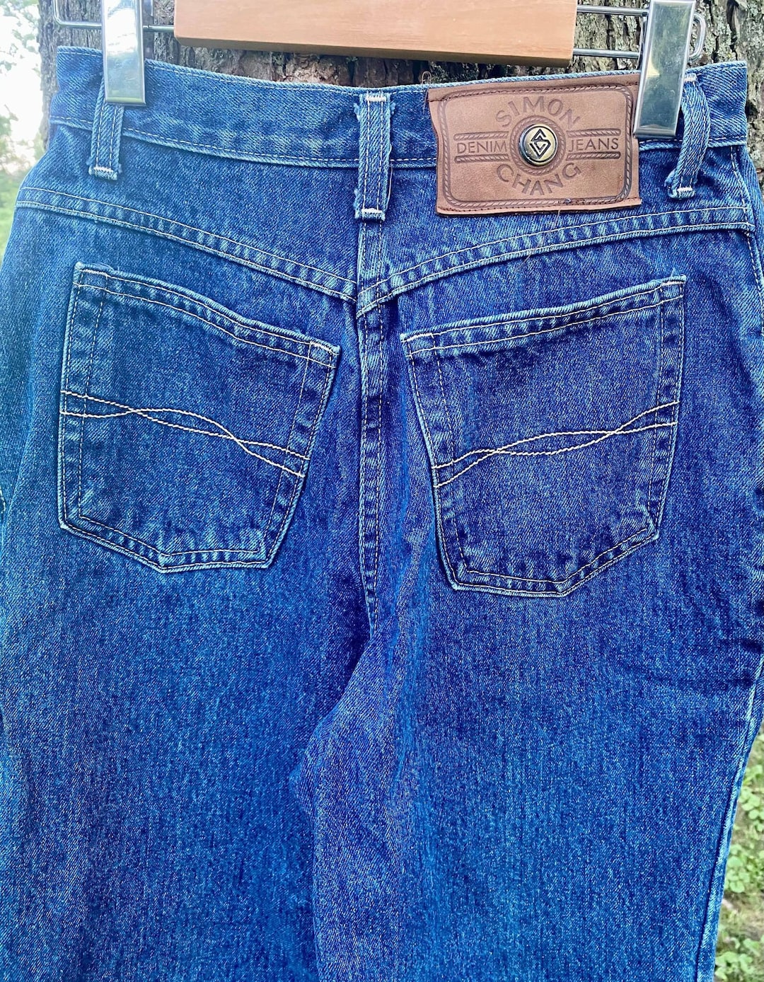 Vintage Simon Chang Jeans, Women's Denim Pants Size 6 - Etsy
