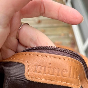 MINELLI Leather Shoulder Bag Purse Made in Italy - Etsy