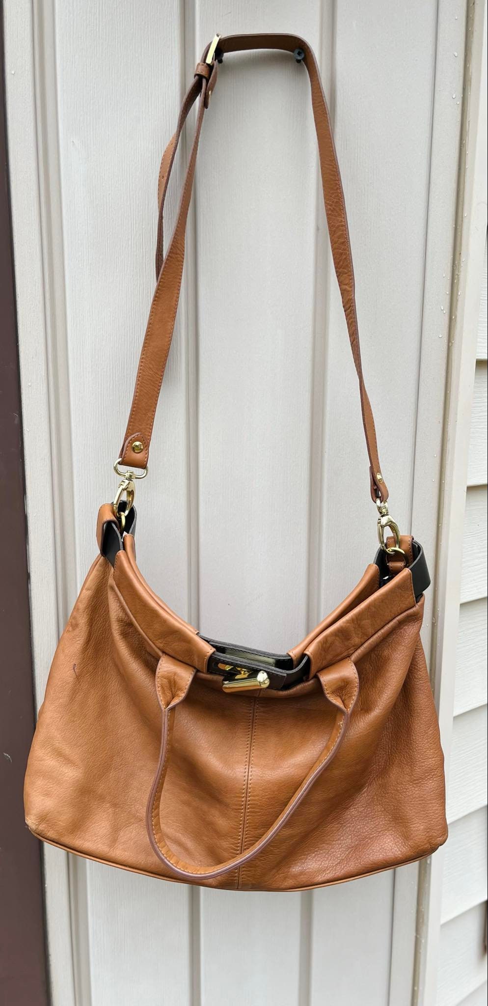 MINELLI Leather Shoulder Bag Purse Made in Italy - Etsy
