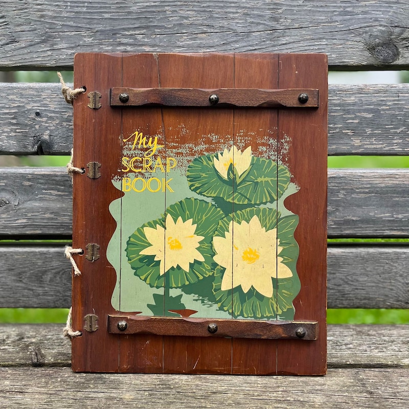 Wood Scrapbook - Etsy