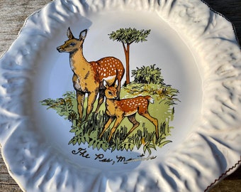 Deer Plate | Etsy