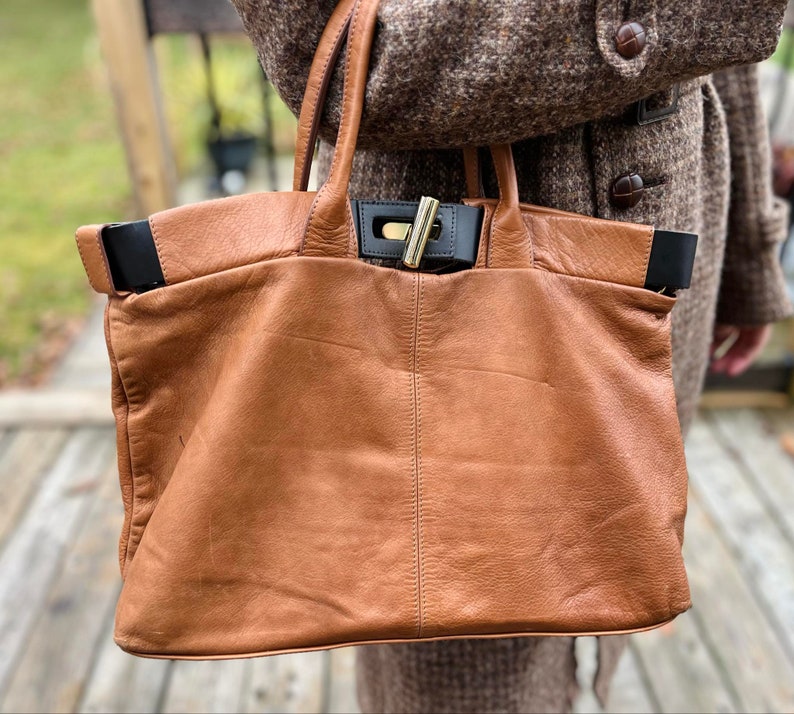 MINELLI Leather Shoulder Bag Purse Made in Italy - Etsy