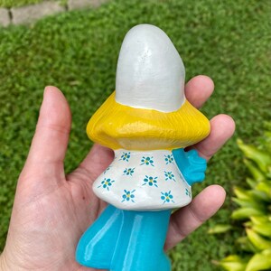Vintage Smurfs Smurfette Ceramic Figurine - Etsy